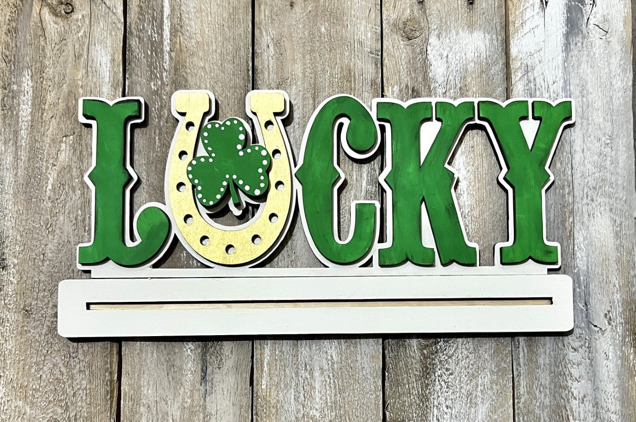 Standing Lucky Horseshoe- At Home DIY Kit | The Small Hinge