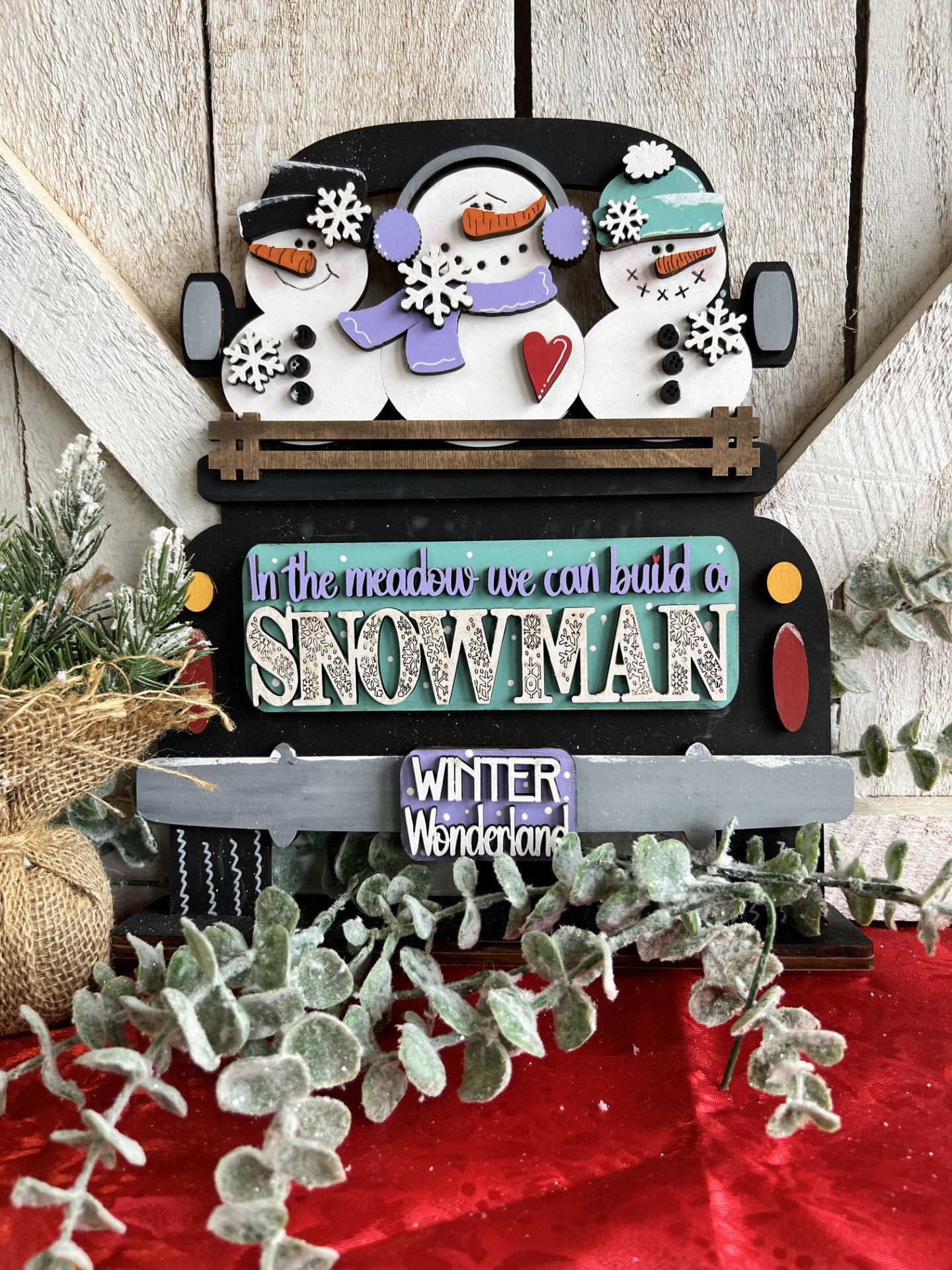 In The Meadow We Can Build a Snowman Insert for Standing ...