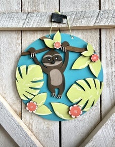 Sloth 10" Round At Home DIY Kit | The Small Hinge